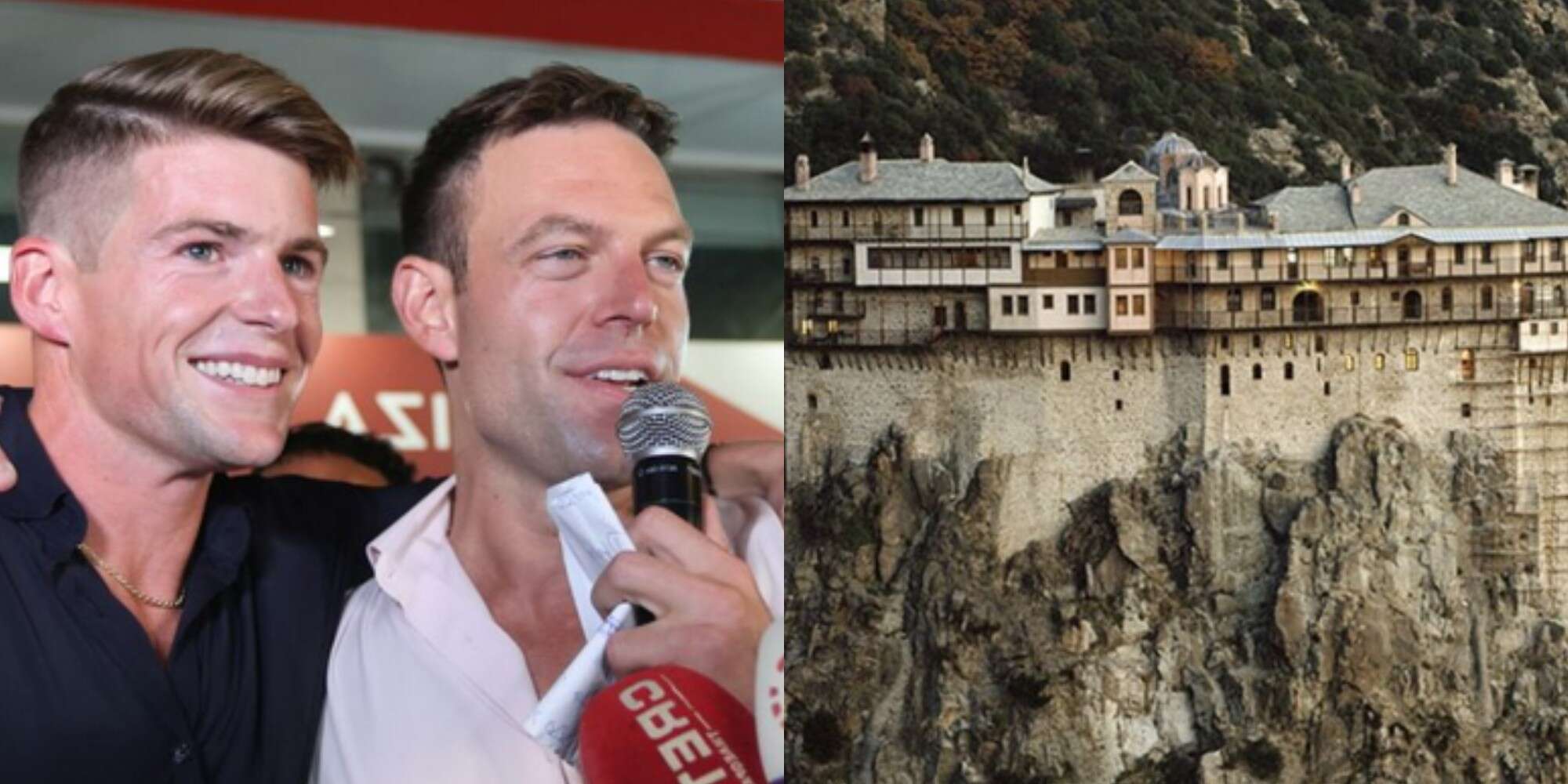 Σάλος: Ο Στέφανος Κασσελάκης στο Άγιο Όρος με τον σύζυγό του, Τάιλερ ...